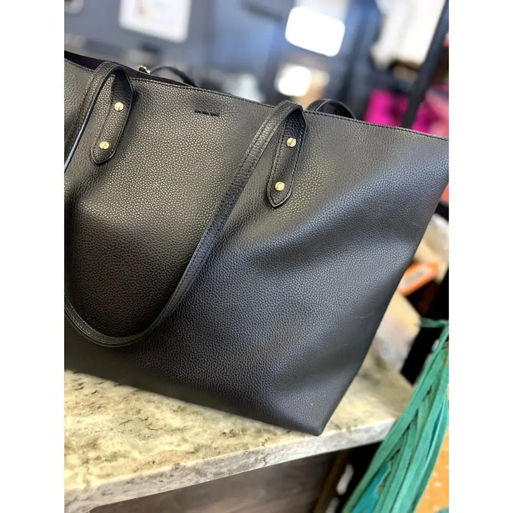 Coach | Bags | Coach City Zip Tote Bag Black Pebbled Leather | Poshmark